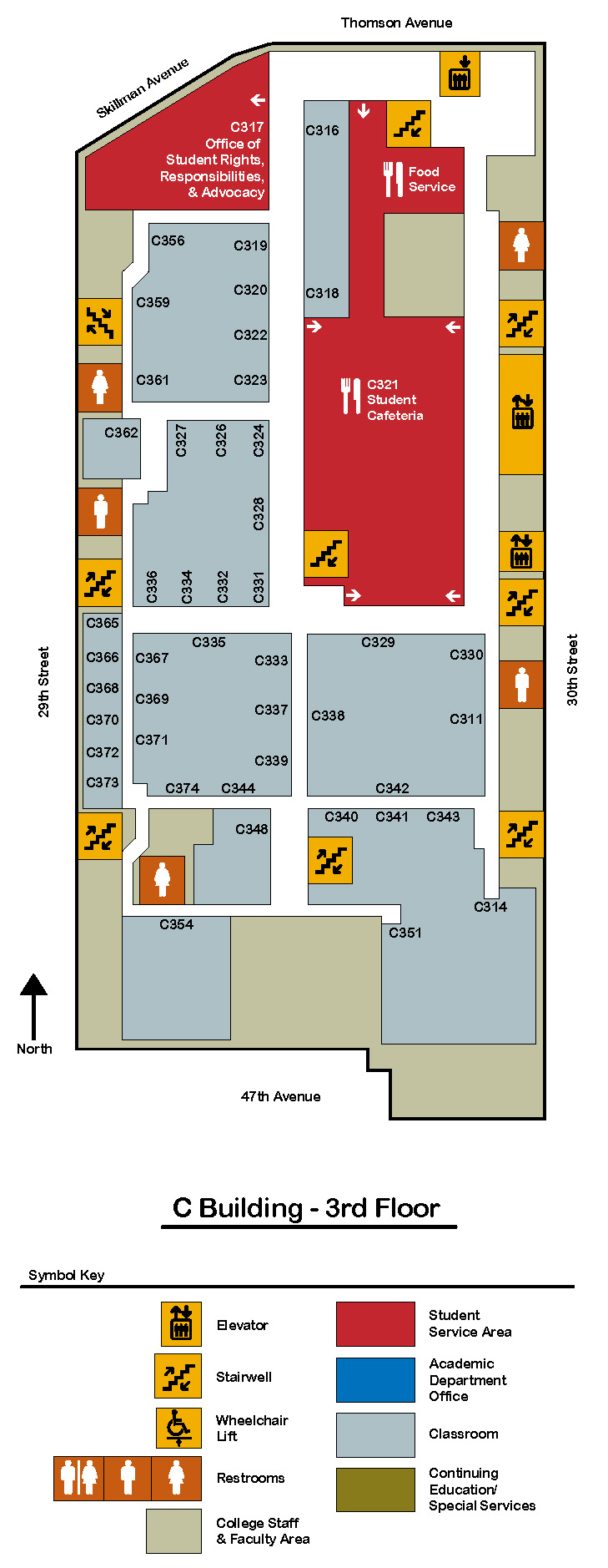 Laguardia Community College Campus Map - Map